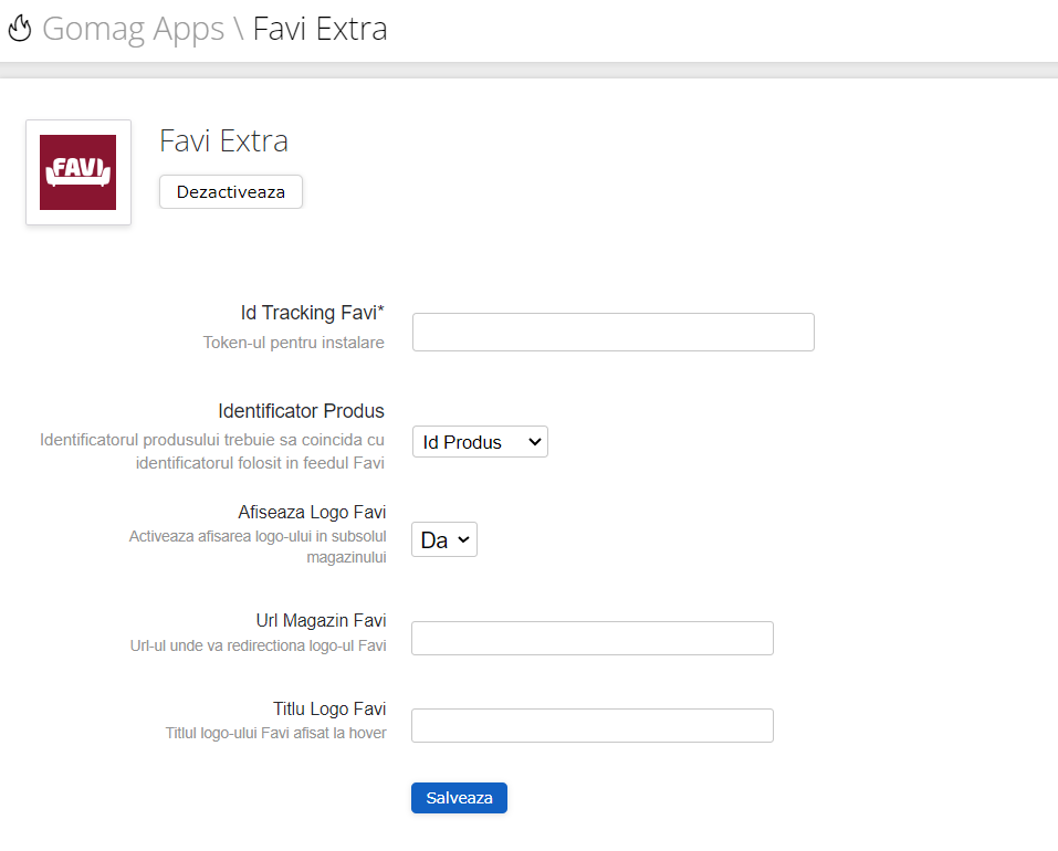 Favi Extra – Gomag Suport