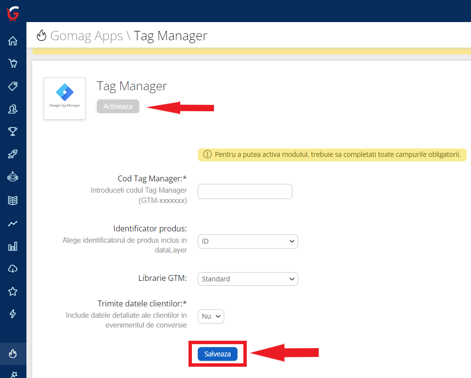 Google Tag Manager Avansat (DataLayer) – Gomag Suport