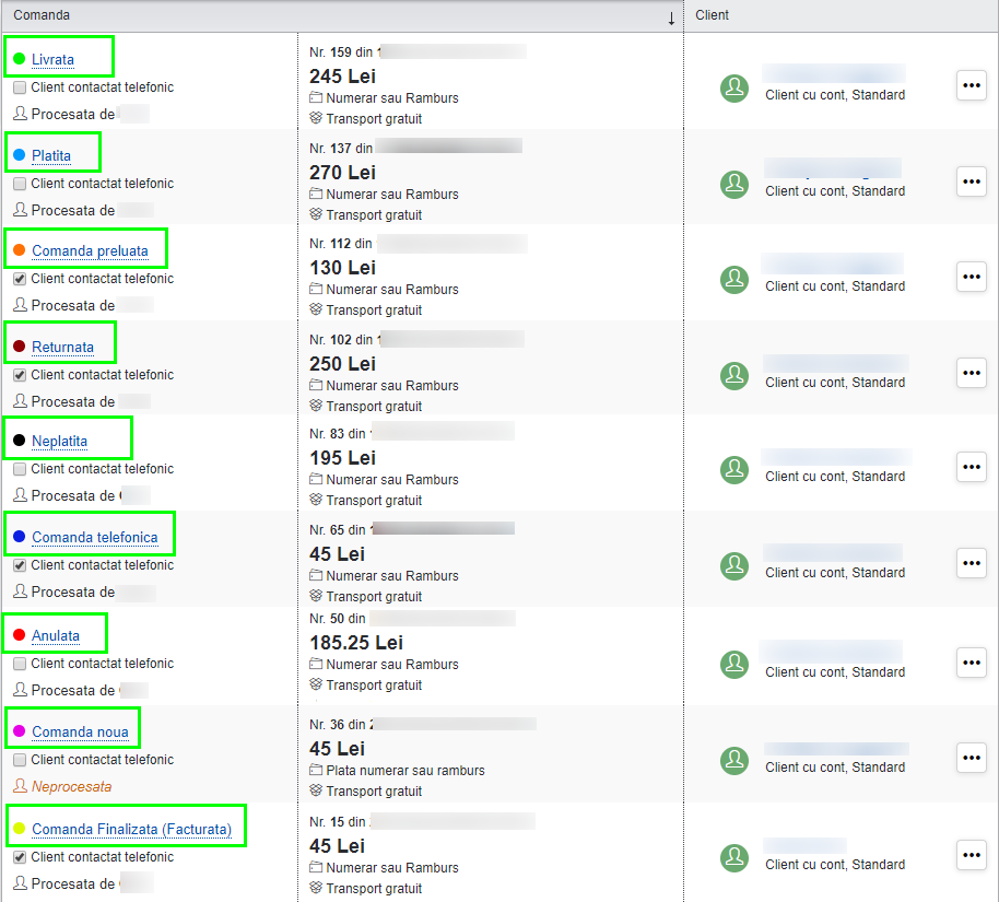 Comenzi – Gomag Suport